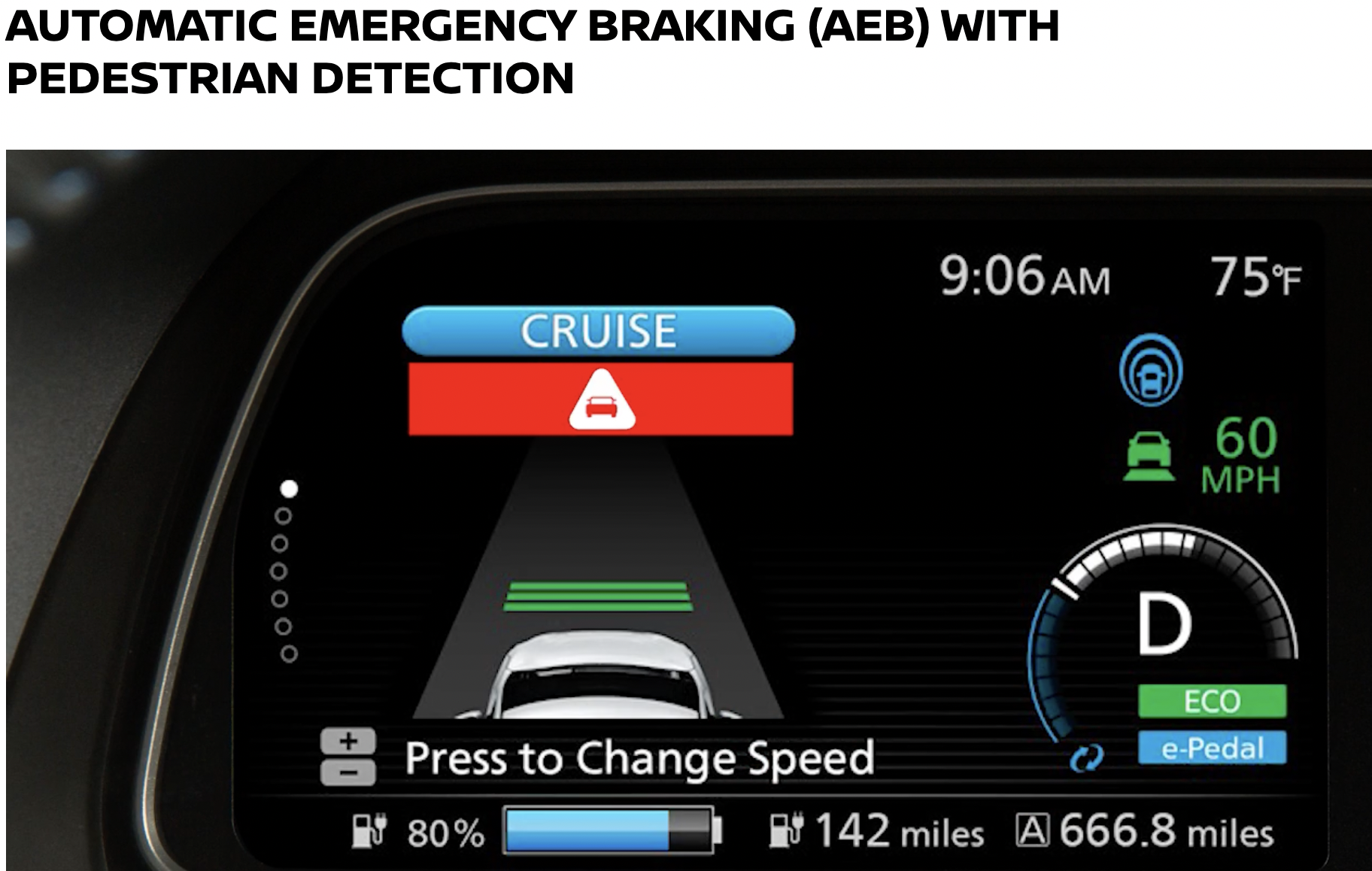 2022 Nissan Leaf Automatic Emergency Braking (AEB) With Pedestrian ... 2022 Nissan Leaf Automatic Emergency Braking (AEB) With Pedestrian ...